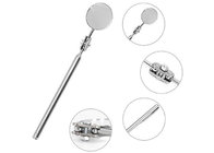 Magnetic Vehicle Round Mirrors Extendable Adjustable Telescoping Inspection Mirror