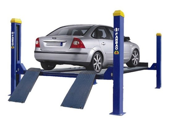 4000kgs Parking 2 Level Alignment Lifter Machine For Sale 4 Tons Hoist Hydraulic 4 Post Car Lift